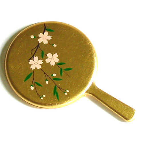 Kyoohoo Lacquer Ware Gold Mini Mirror Sakura – JAPANWAVE